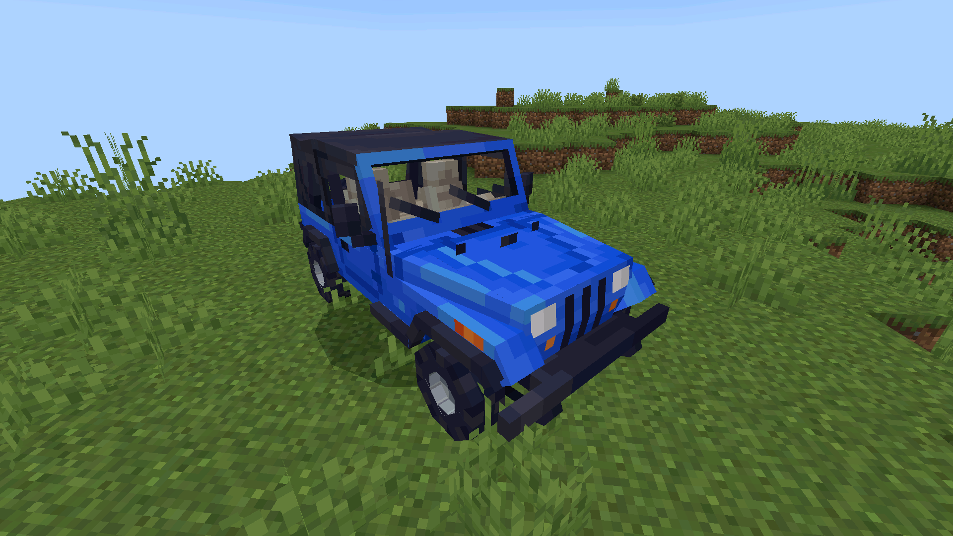 Скачать мод на джипы в Minecraft 1.21 на Андроид